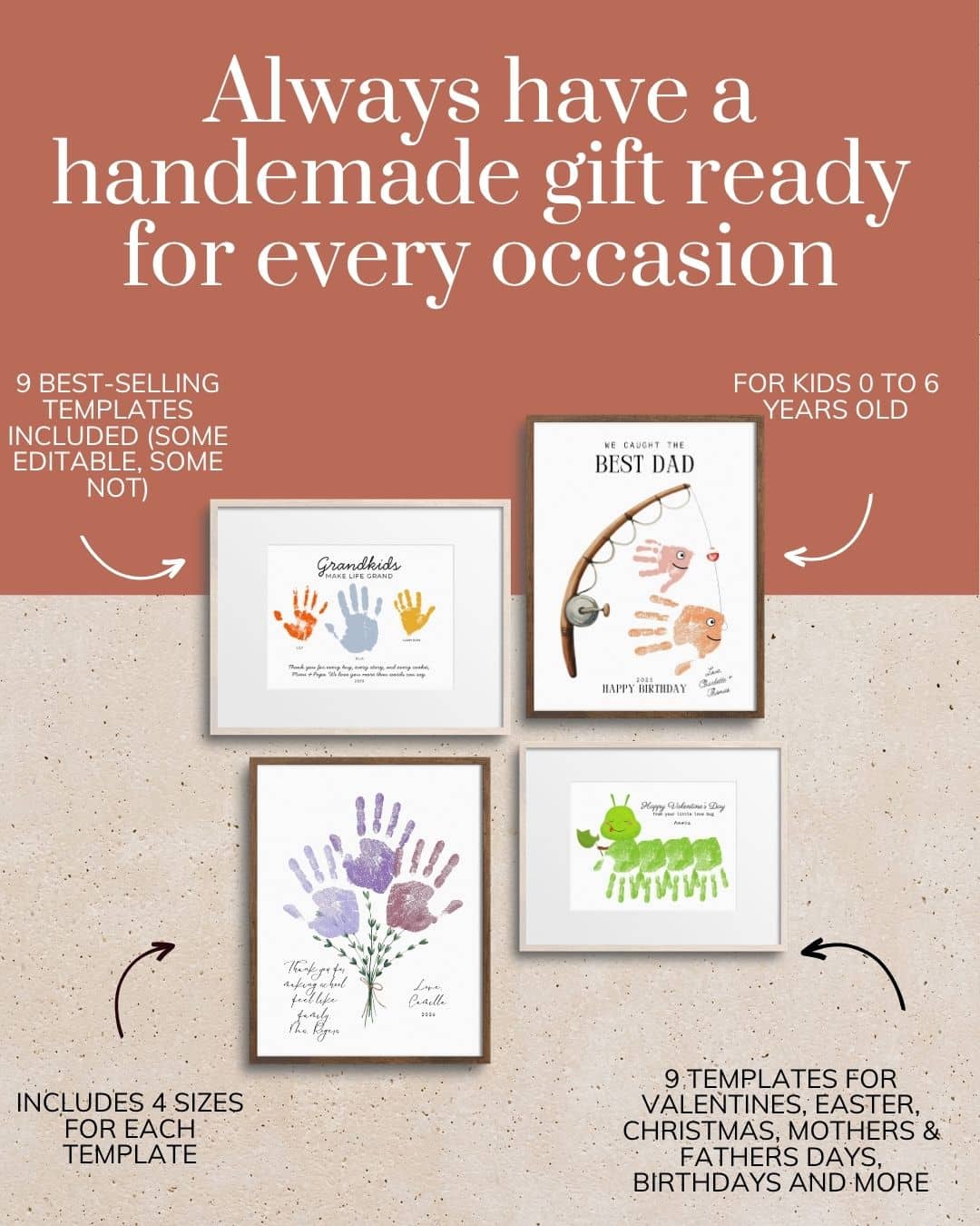 Giftable Handprint - Little Moon Paper Co