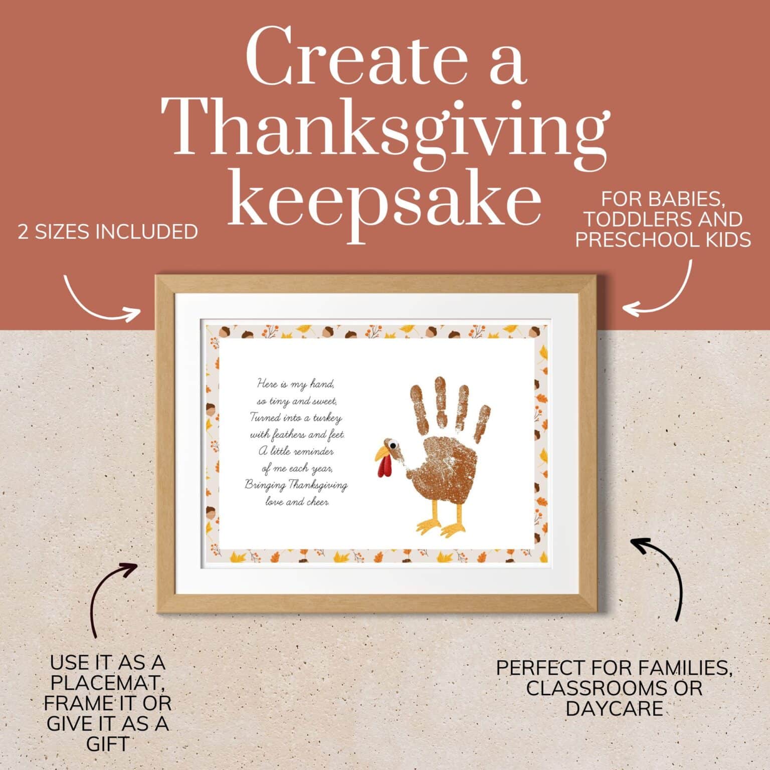 Thanksgiving Handprint Turkey Craft